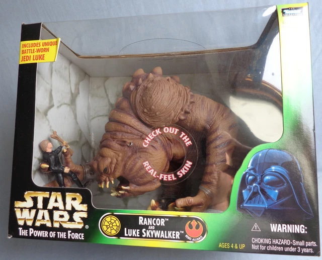 STAR WARS BOXED Rancor Monster & Luke Skywalker Figure Kenner 1998 ...