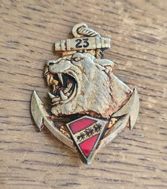 INSIGNE 23° RIC Régiment d'Infanterie Coloniale / Drago Paris /.271 EUR ...