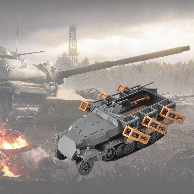 1/72 WWII DEUTSCHER SdKfz 251 Panzermodellbausatz 4D ...