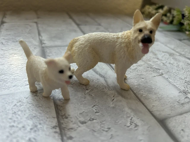 SCHLEICH HUNDE SONDEREDITION Weißer Schäferhund mit Welpe EUR 24,99 - PicClick DE