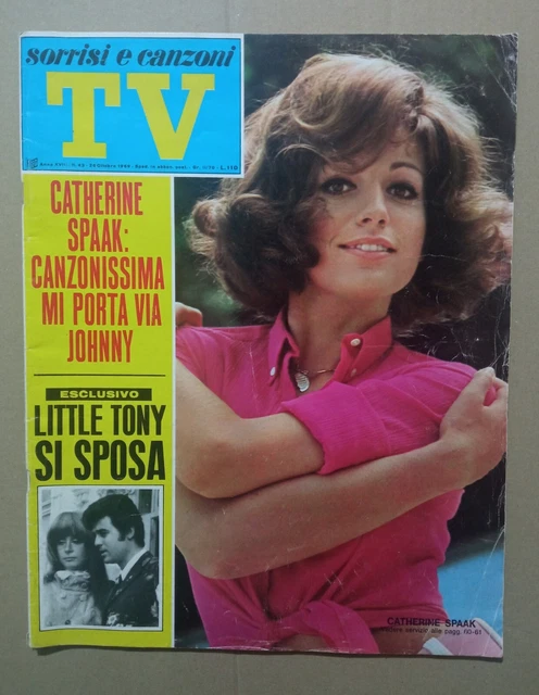 Rivista Magazine Tv Sorrisi Canzoni N 43 1969 Catherine Spaak Eur 9 99