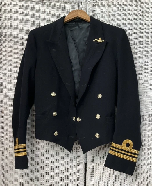 ROYAL NAVY OFFICERS Mess Dress Jacket Lieutenant Commander Small Size £ ...