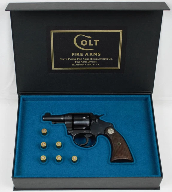 REVOLVER PRESENTATION CUSTOM DISPLAY CASE BOX for COLT POLICE POSITIVE ...
