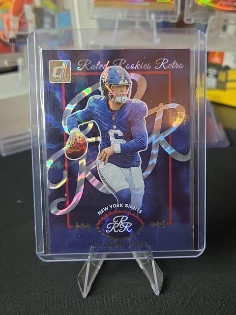 JAXSON DART RATED Rookie Retro 2025 Donruss Optic NFL Trading Card NY ...