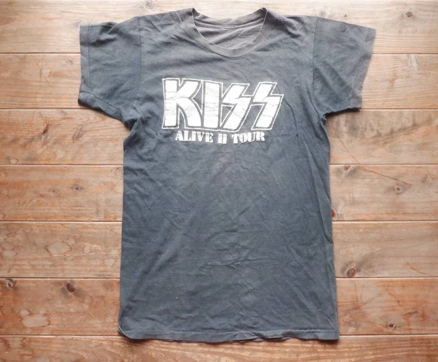 ONI FADE 70'S Kiss Alive Ii Tour Vintage T-Shirt Band T Single Stitch Clothing £128.16 - PicClick UK