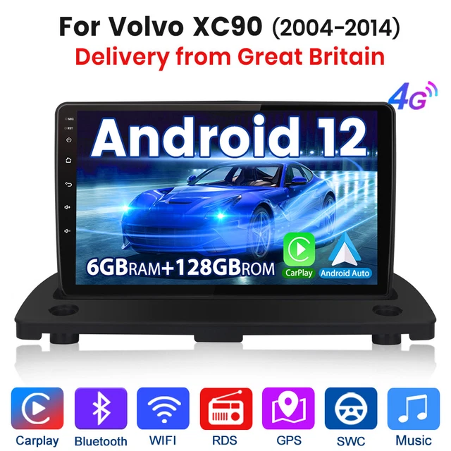 9” FOR VOLVO XC90 2004-2014 2DIN Android Car Stereo DAB Bluetooth 6 ...