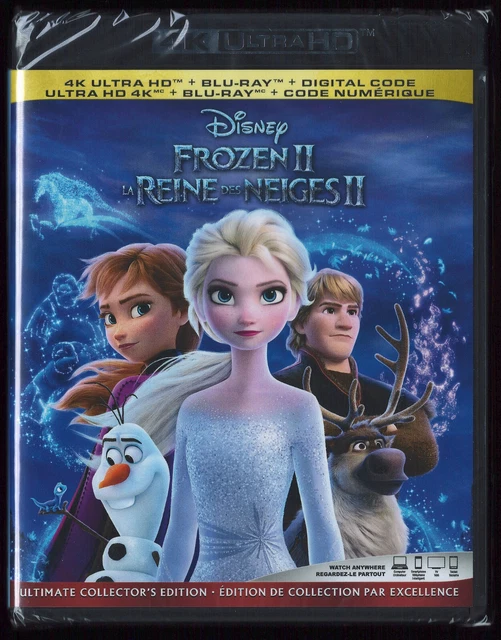 FROZEN II (2019) 4K Ultra HD Blu-ray UHD New Sealed Disney 2 Discs $22. ...
