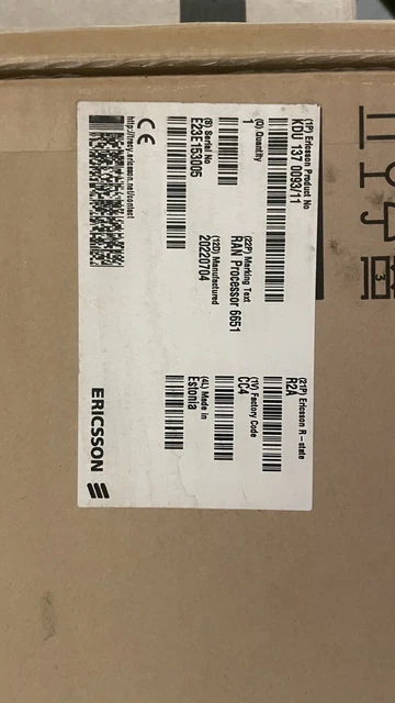 NEW ERICSSON KDU 137 0093/11 Baseband 6651 $1,200.00 - PicClick