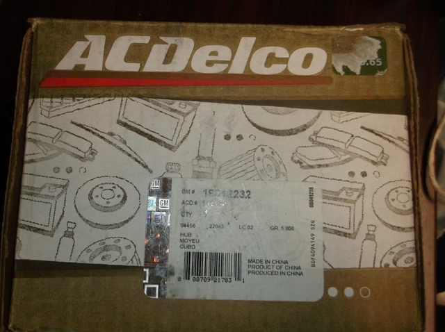 GENUINE FRONT Wheel Hub and Bearing Assembly with Wheel Speed Sensor ...