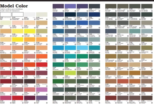 VALLEJO MODEL COLOR Paints Choose From Full Range Of 17ml Acrylics ...