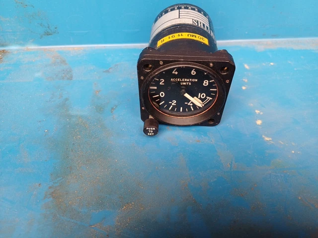 AIRCRAFT PARTS VARIOUS COCKPIT INSTRUMENT PANEL MK3 ACCELEROMETER G ...