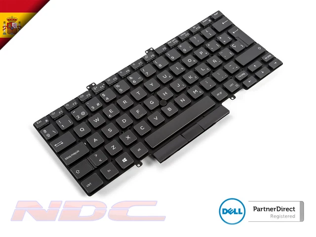 DELL LATITUDE 5400/5401/5410 /5411 Dual Point SPANISH Backlit Keyboard ...