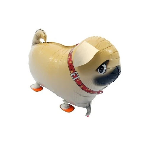 PUG- SHAPED AIR Walking Balloon, best for animal-themed decorations. £3 ...