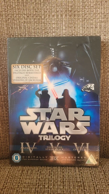 STAR WARS TRILOGY: The Original Trilogy (Episodes IV - VI) (DVD, 2008 ...