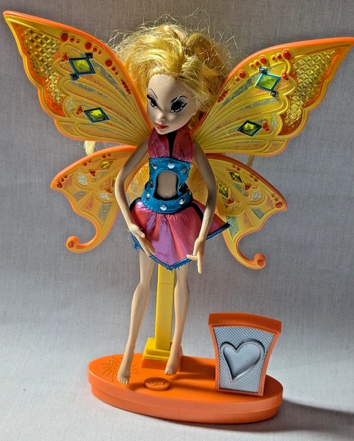 MATTEL WINX CLUB Stella doll Sing Sparkle sound lights wings Puppe ...