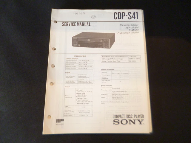 ORIGINAL SERVICE MANUAL Schaltplan Sony ICF-SW600 EUR 12,50 - PicClick DE