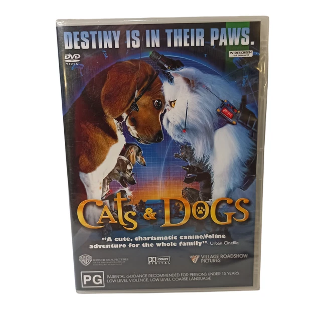 CATS & DOGS (DVD 2001) Animation Adventure Comedy Espionage Spy R4 ...
