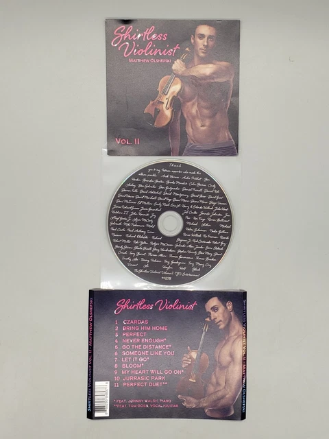 SHIRTLESS VIOLINIST VOL. II by Mathew Olshefski (CD) No Case No ...