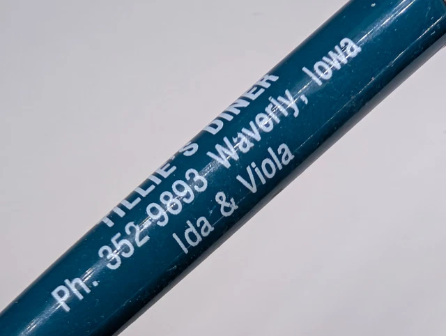 C1970S WAVERLY IOWA Tillies Diner Advertising Pen Ida Viola Restaurant ...
