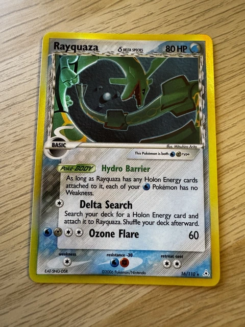POKÉMON TCG - Rayquaza 16/110 - Set Ex Holon Phantoms - ENG - Reverse ...