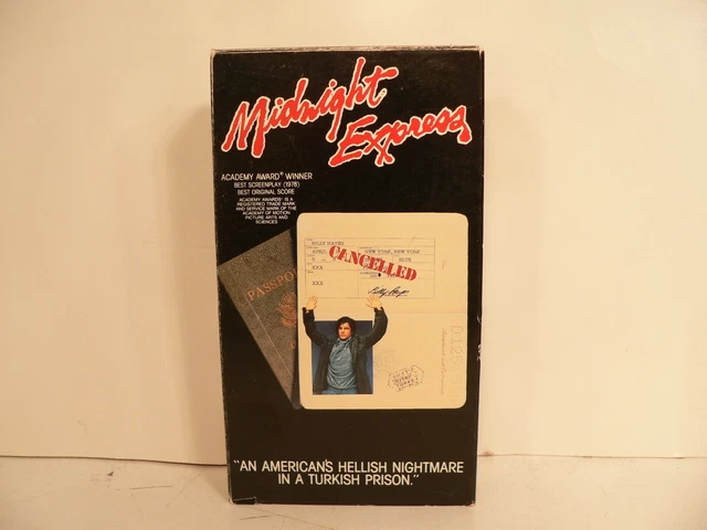 MIDNIGHT EXPRESS BRAD Davis Turkish Prison Cult Movie Goodtimes VHS ...