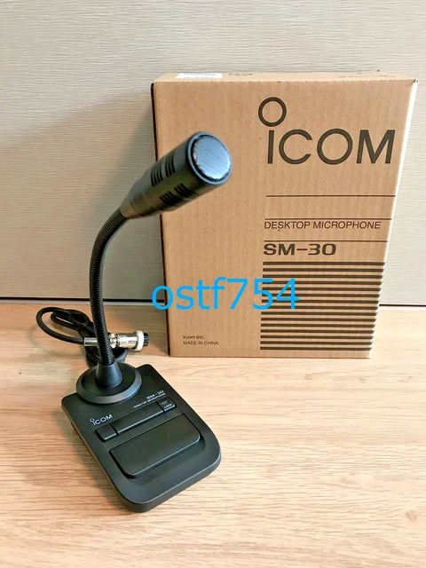 ICOM SM-30 MICROPHONO desktop per IC-7200 IC-9100 IC-7000 IC-7300 IC ...