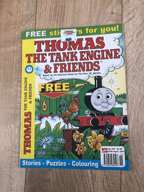 VINTAGE THOMAS THE Tank Engine & Friends Magazine 30th Apr 1997 Issue ...