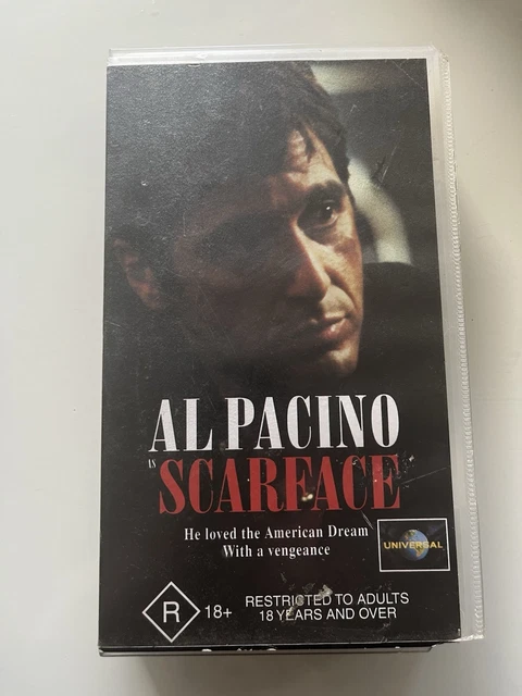 SCARFACE AL PACINO VHS Rare $19.90 - PicClick AU