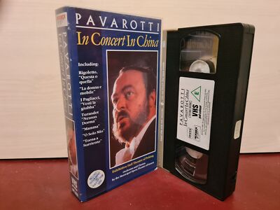 PAVAROTTI IN CONCERT In China - PAL VHS Video Tape (T190) £2.99 ...