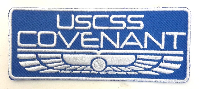 ALIEN USCSS COVENANT Wings Logo Movie Deluxe Uniform Patch- BLUE (ALPA ...