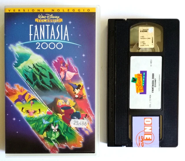VHS FANTASIA 2000 Film Ita Animazione Walt Disney Videocassetta Ex ...