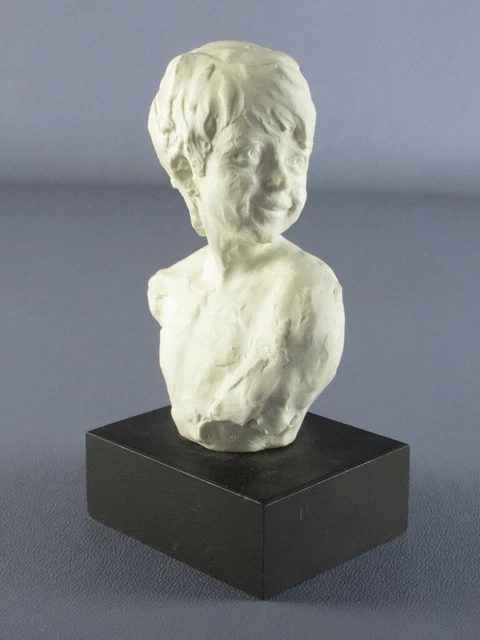 REDAELLI PORCELAINE BLANC Sculpture Demi-Longueur Buste De Enfant ...