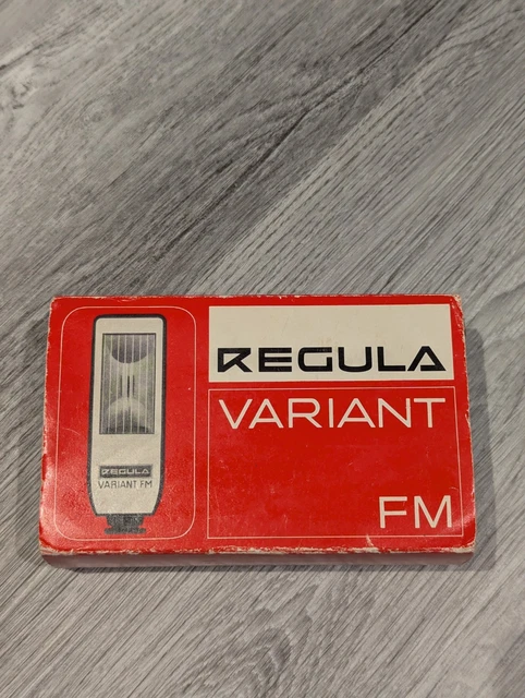 VINTAGE REGULA VARIANT FM Flash Attachment Manual Flash Made in Germany ...