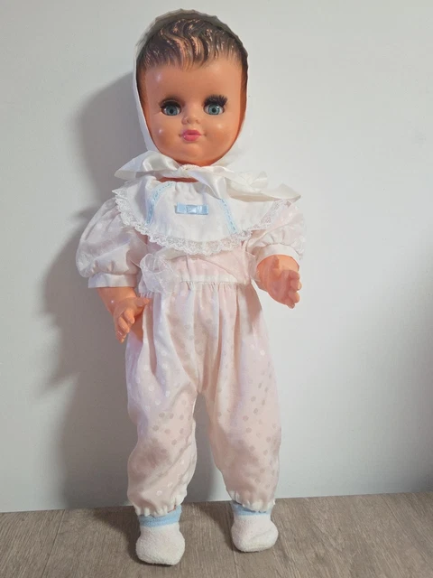 ANCIEN IMPOSANT POUPON MOULIN / convert Yeux Dormeurs de 60 cm ...