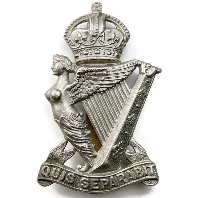 ORIGINAL WW2 ROYAL Ulster Rifles Regiment RUR Irish Cap Badge EUR 50,12 ...
