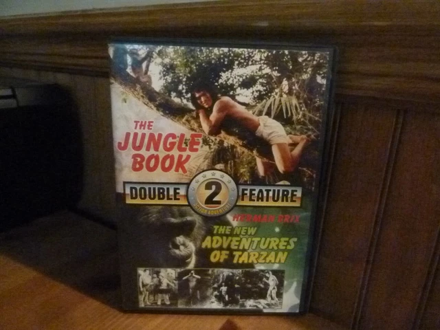 DOUBLE FEATURE -THE Jungle Book & The New Adventures of Tarzan RARE DVD ...