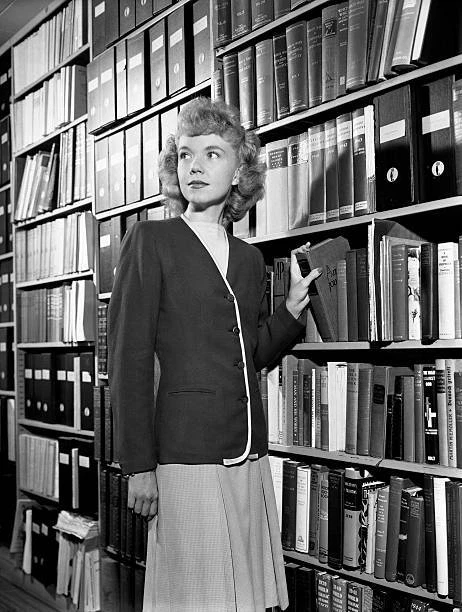 MARY SHIPP RADIO actress models back-to-school fashions August 8 1940s ...