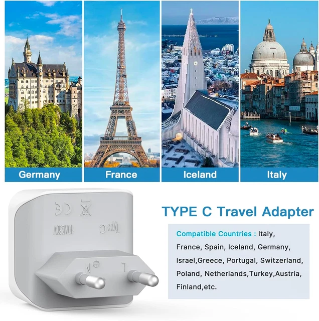2 PACK JAPAN Travel Adapter, AU to Japan Plug Adapter Type a Travel ...