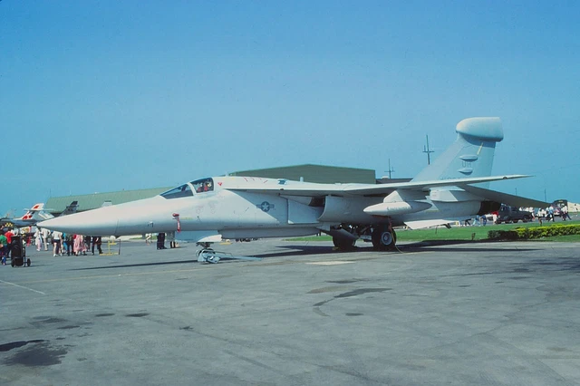 ORIGINAL COLOUR SLIDE EF-111F Raven 66033/UH of 42 ECS USAF £3.99 ...