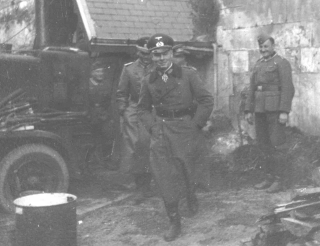 FOTO SOLDATEN ERNST Rommel in Frankreich, vor seiner Abreise nach ...