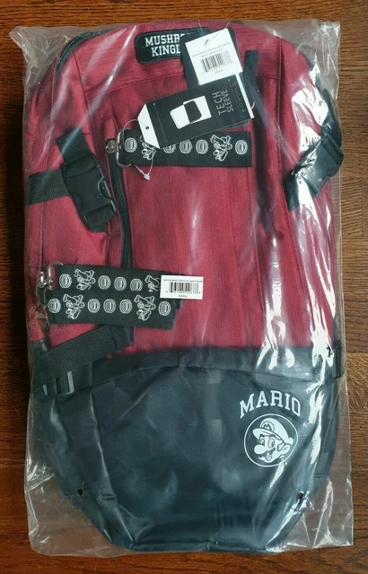 NINTENDO: SUPER MARIO Bros - Mushroom Kingdom Red/ Black Backpack by ...