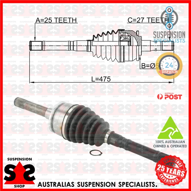 FRONT AXLE JOINT Kit, Drive Shaft Suit KIA K2700 (Sd) 2.7 D K2700 (SD) EUR 121,25 - PicClick FR