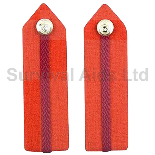 STAFF OF THE Army No.1 Red Tab Gorget Patches, Pair £14.50 - PicClick UK