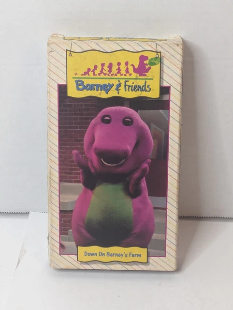BARNEY & FRIENDS VHS - Down On Barney's Farm - Time Life Video - 1992 ...