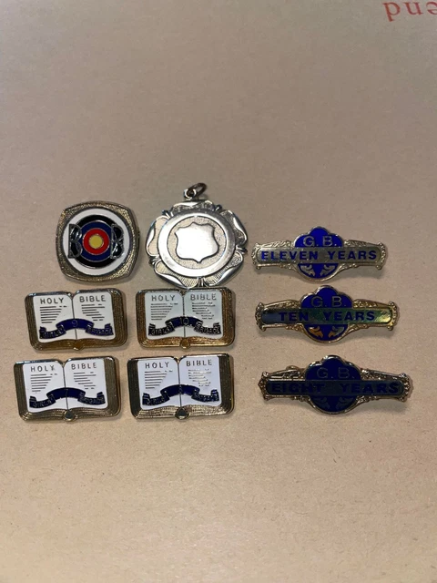VINTAGE BADGES GIRLS/BOYS Brigade. Enameled Collection Of 9 £15.00 ...