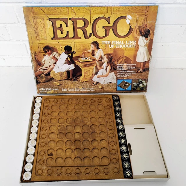 GIOCO DA TAVOLO vintage Ergo degli antichi romani Invicta completo 1977 ...