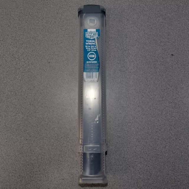 HALFORDS ADVANCED TORQUE wrench 1/2"drive Model 100 20 to 100N.m £74.99 ...