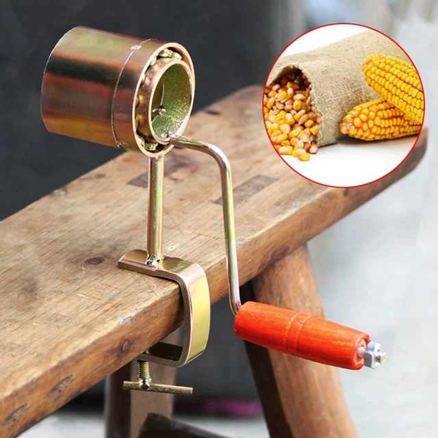CORN THRESHER, HAND-CRANKED Dry Corn Peeler, Manual, Fast Corn Thresher ...