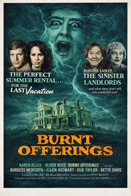 BURN OFFERINGS (1976) Bette Davis, Oliver Reed - DVD Public Domain DVD ...