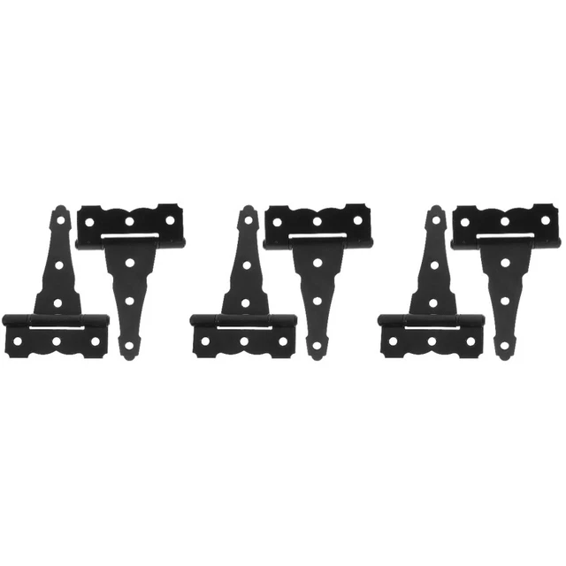 3 PIECES DOOR Hinge Gates Lock Barn Hinges Decorate Triangle £23.75 ...